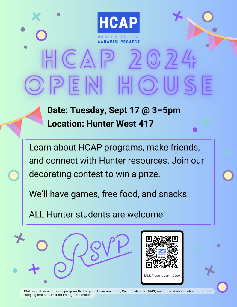 HCAP 2024 Open House | The Hunter College AANAPISI Project